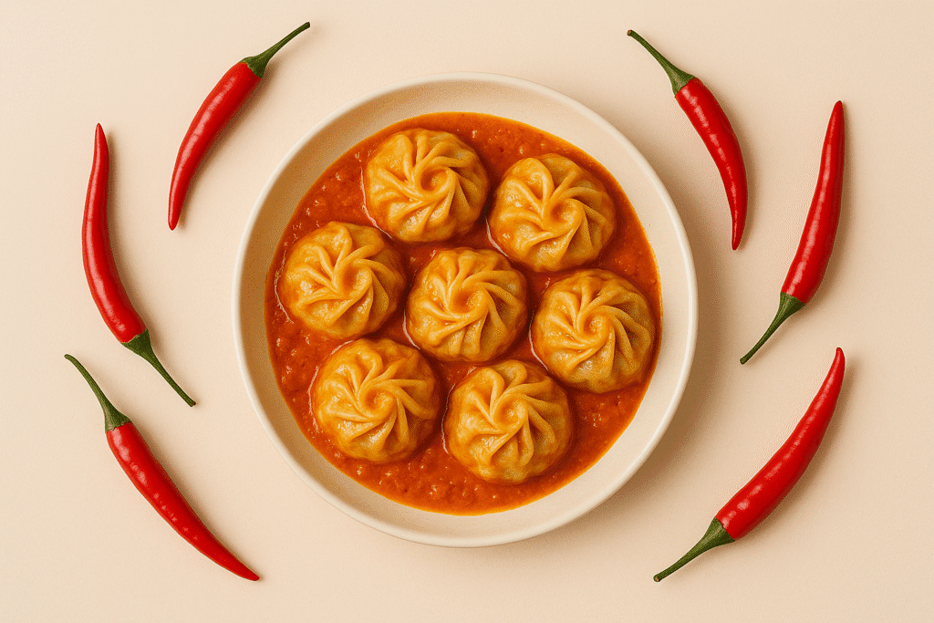 Paneer Gravy Momos Recipe!! - Hungry Q Frozen Foods