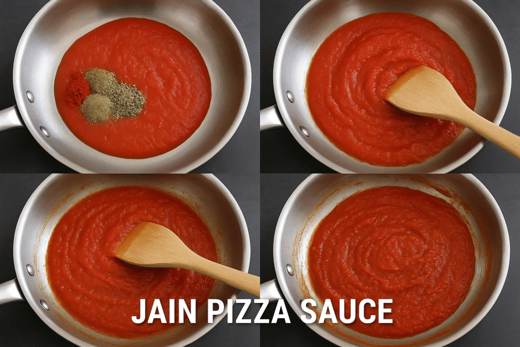 Jain Pizza Sauce Recipe by Tarla Dalal - Hungry Q Frozen Foods