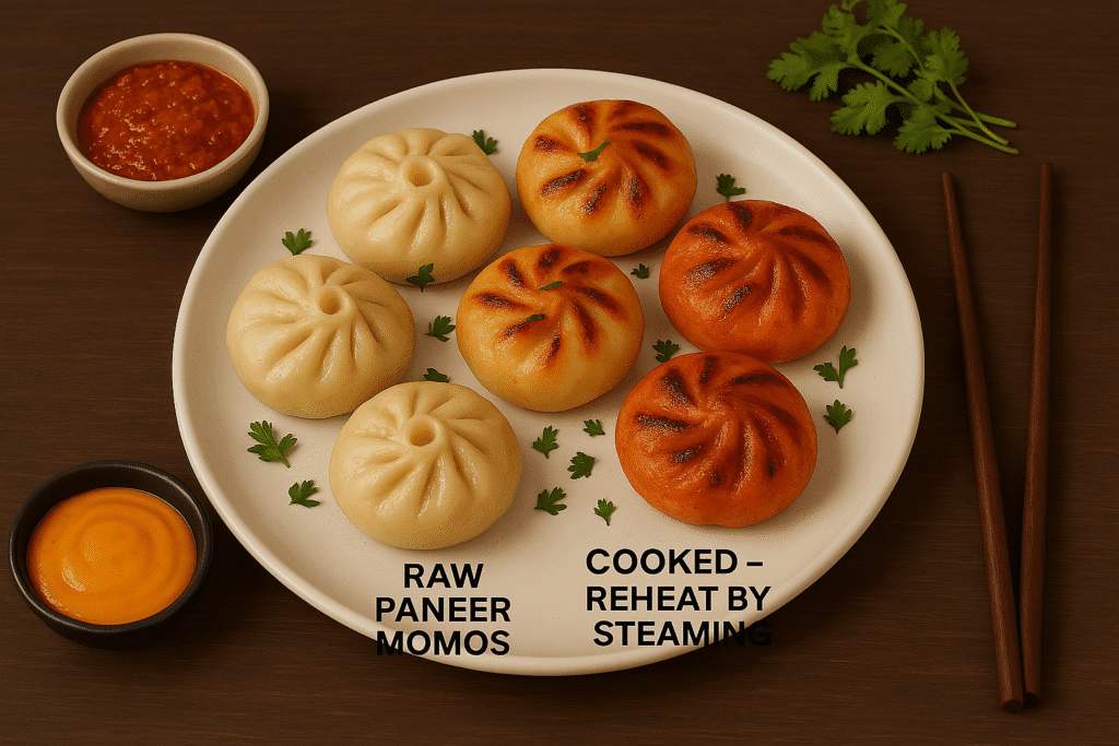 Paneer Momos Recipe - Hungry Q Frozen Foods