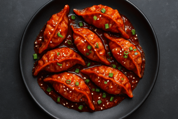 Schezwan Momos Recipe - Hungry Q Frozen Foods
