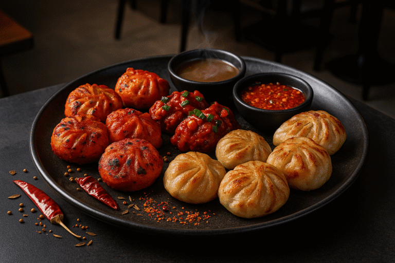 Spicy Veg Momo Recipe - Hungry Q Frozen Foods