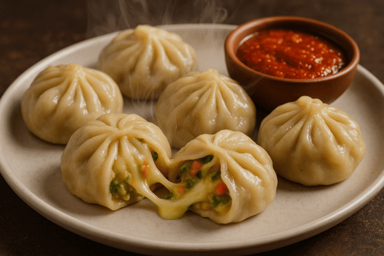 Veg Cheese Momos Recipe – Hungry Q Frozen Foods