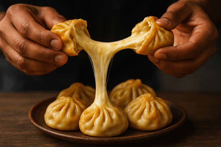 Veg Cheese Momos Recipe – Hungry Q Frozen Foods