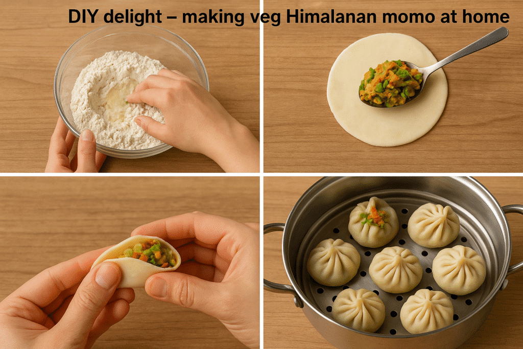 Veg Himalayan Momo - Hungry Q Frozen Foods