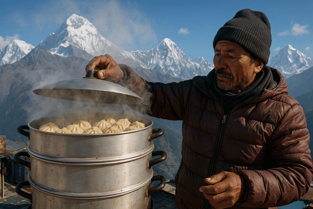 Veg Himalayan Steam Momo - Hungry Q Frozen Foods