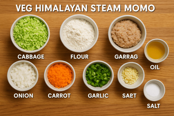 Veg Himalayan Steam Momo - Hungry Q Frozen Foods
