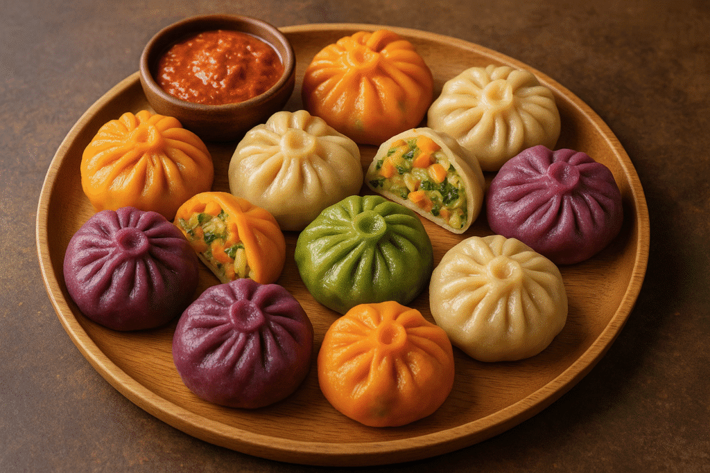 Veg Himalayan Steam Momo - Hungry Q Frozen Foods