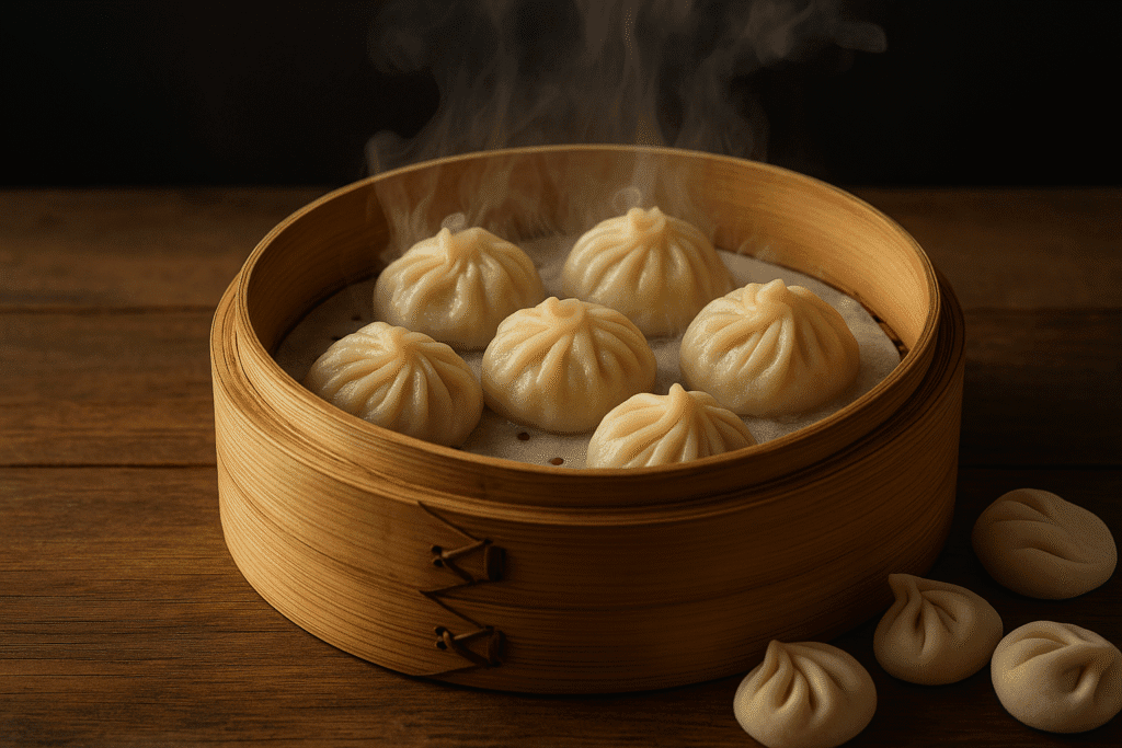 Pan Fried Chicken Momos - Hungry Q Frozen Foods