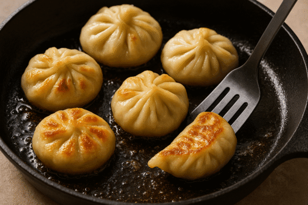 Pan Fried Chicken Momos – Hungry Q Frozen Foods