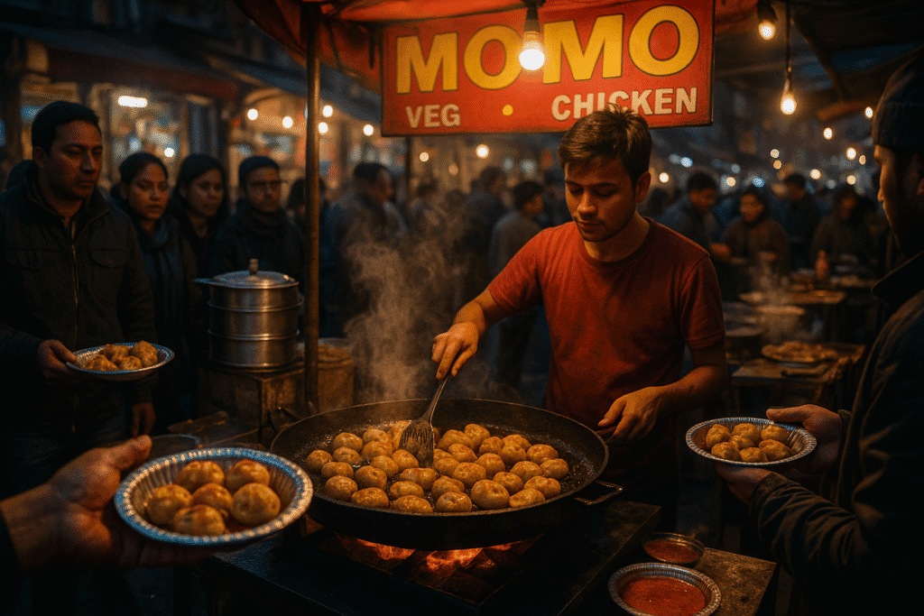 Pan Fried Chicken Momos - Hungry Q Frozen Foods