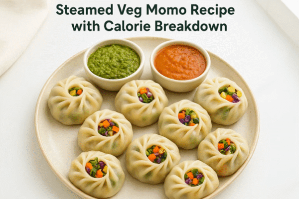 Steamed Veg Momo Recipe with Calorie Breakdown - Hungry Q Frozen Foods